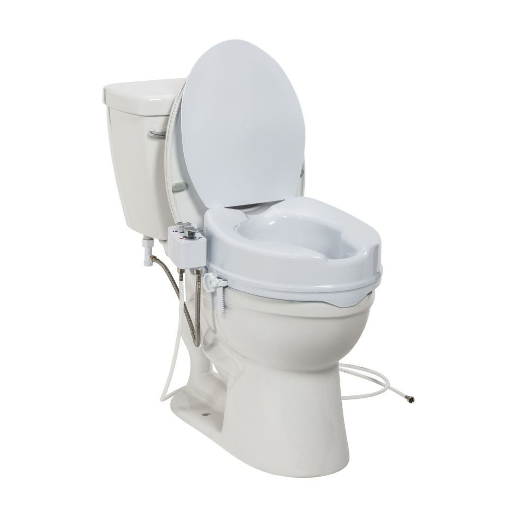 4" PreserveTech™ Raised Toilet Seat with Bidet - RTL12C006-WH | Rolling ...